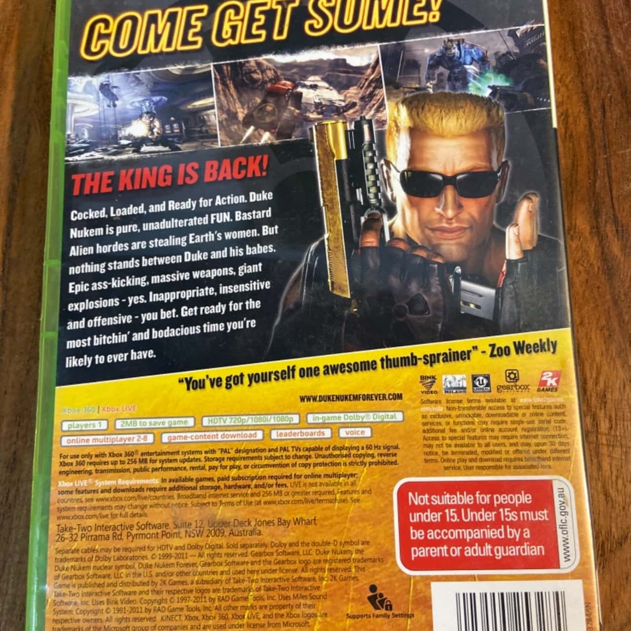 Duke Nukem Forever - XBox 360 Game