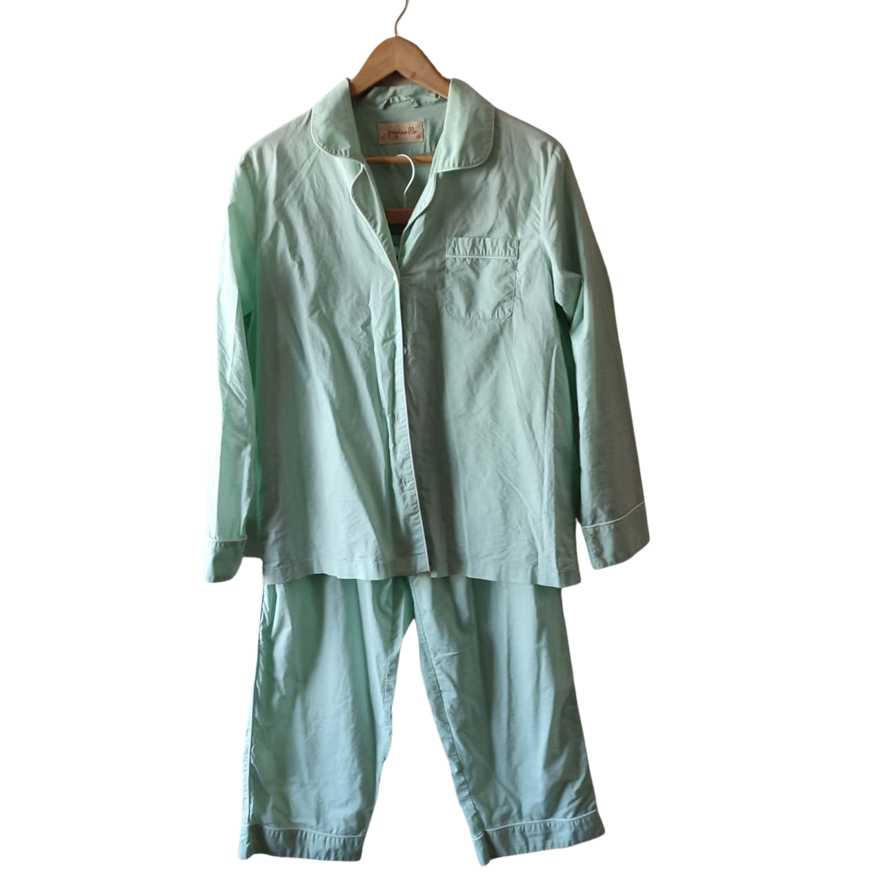 Papinelle Womens 100% Organic Cotton Green Pyjamas BNWOT(s)