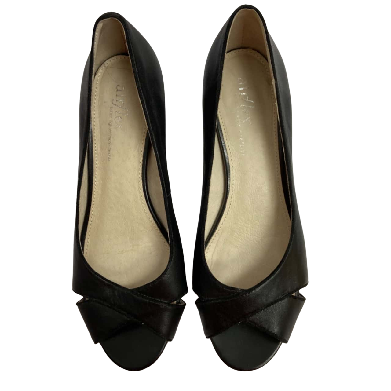 Airflex Womens Size 7.5 Black Shoes