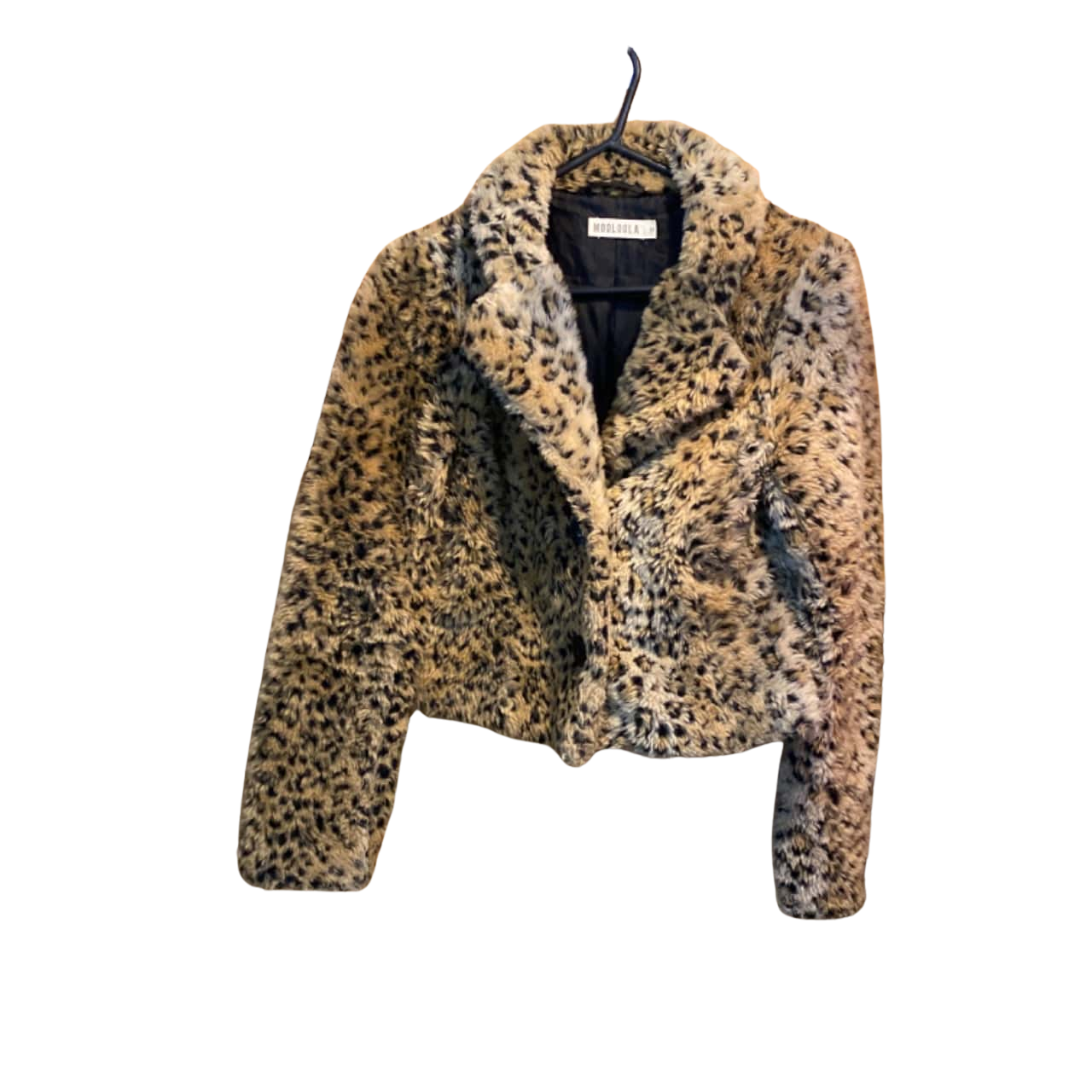 Mooloola Womens Size M Button Up Animal print / Brown Jacket (s) - Used ...