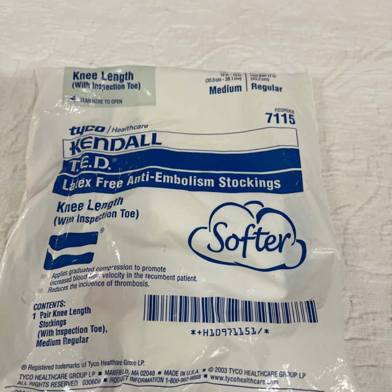 DIscOUNTED NOW Kendall Latex Free Anti-Embolism Stockings Knee Length ...
