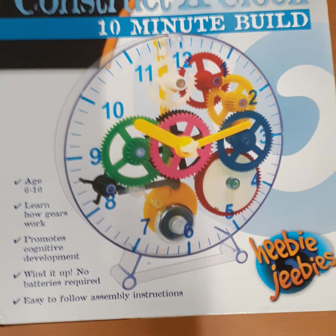 construct a clock 10 minute build rrp$30