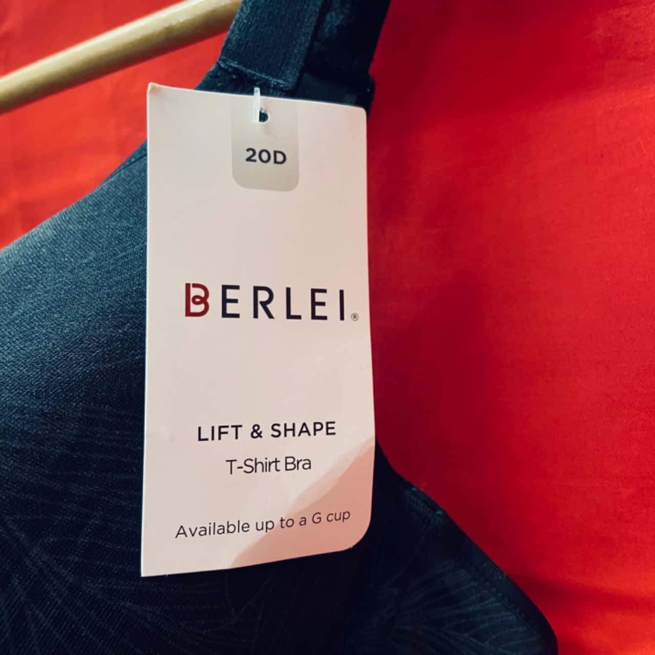 Berlei Womens Size 20D Black T-Shirt Bra $69.95