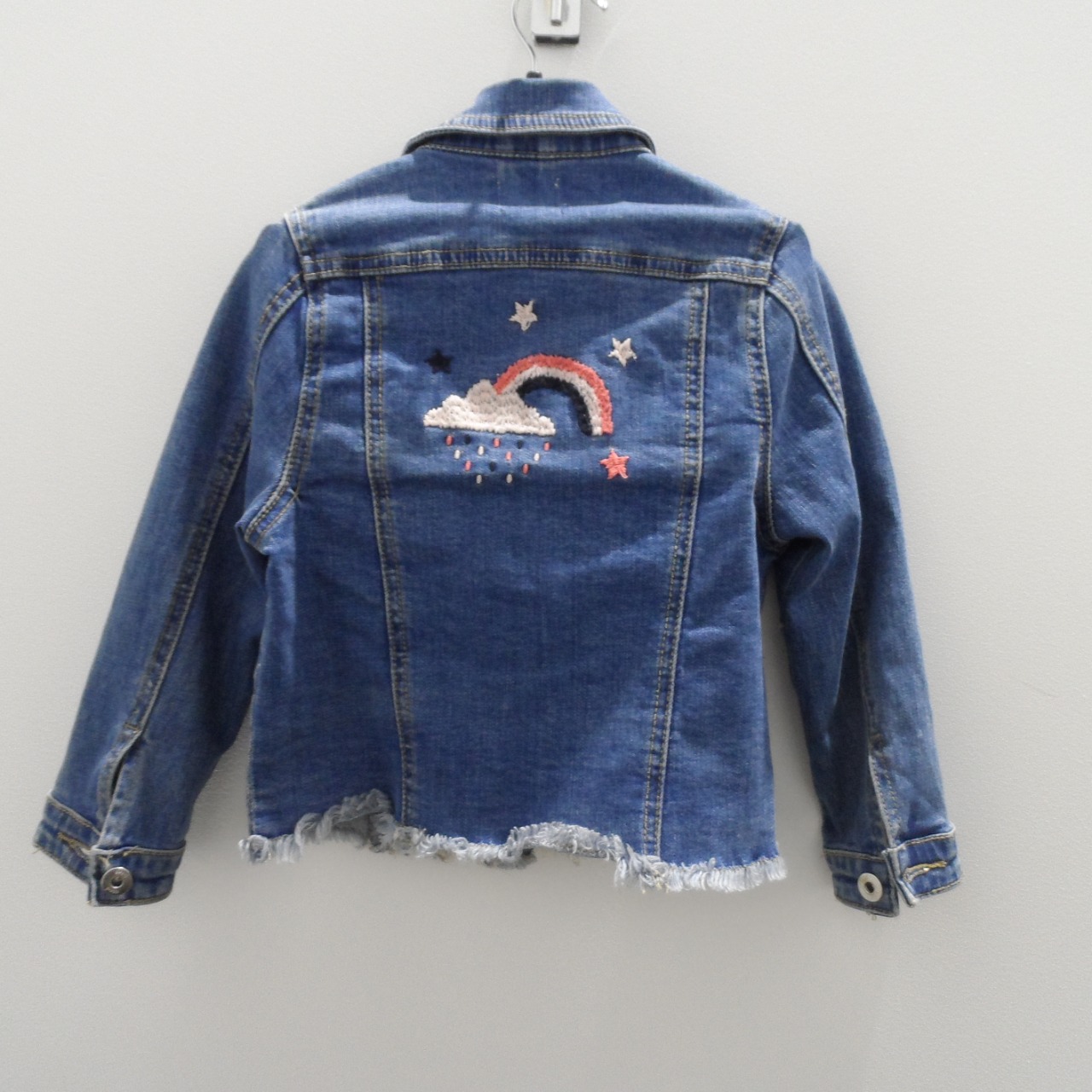 Seed Heritage Kids Size 4 Girls Denim Jacket Blue (s)