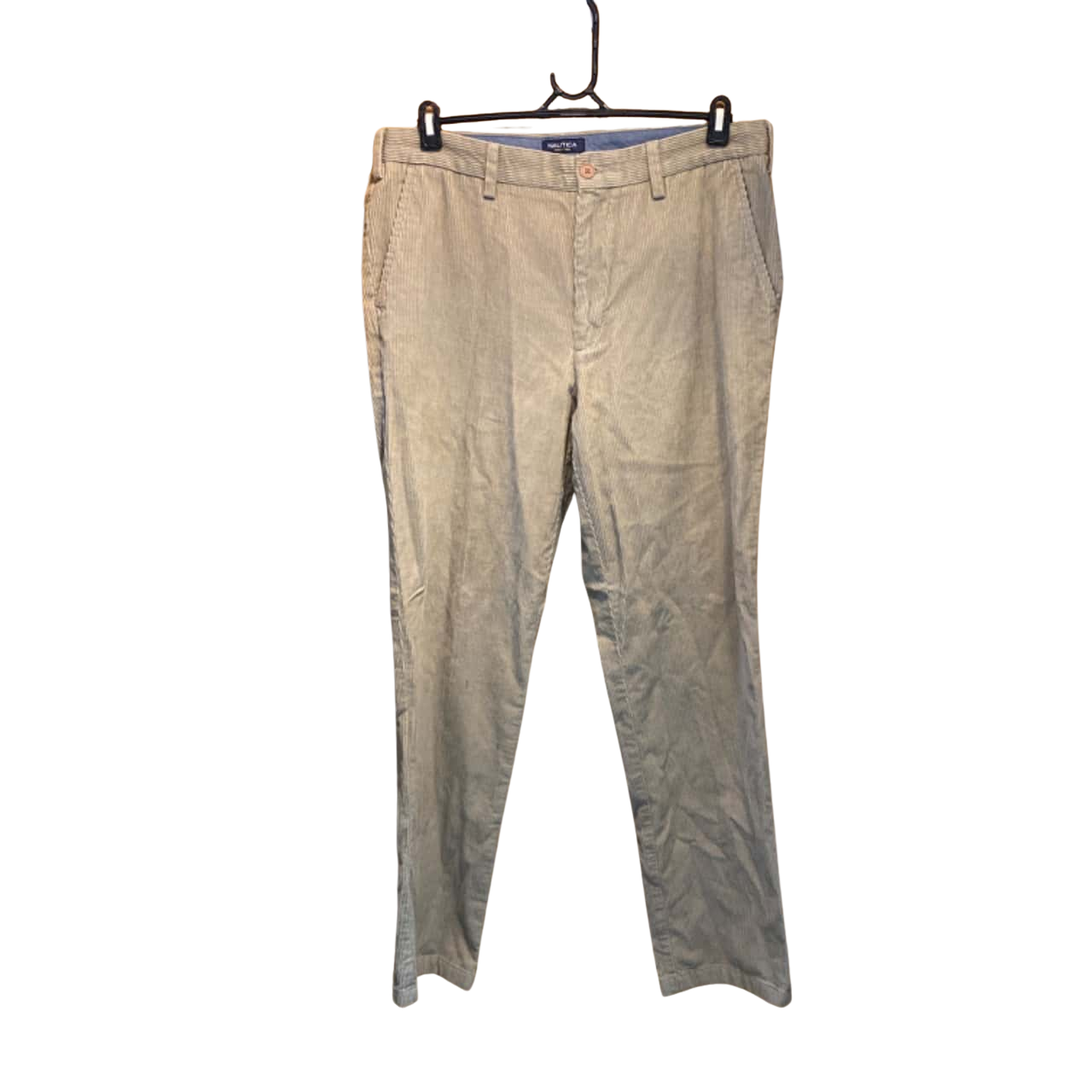 Nautica Mens Size 36 Corduroy Beige Pants