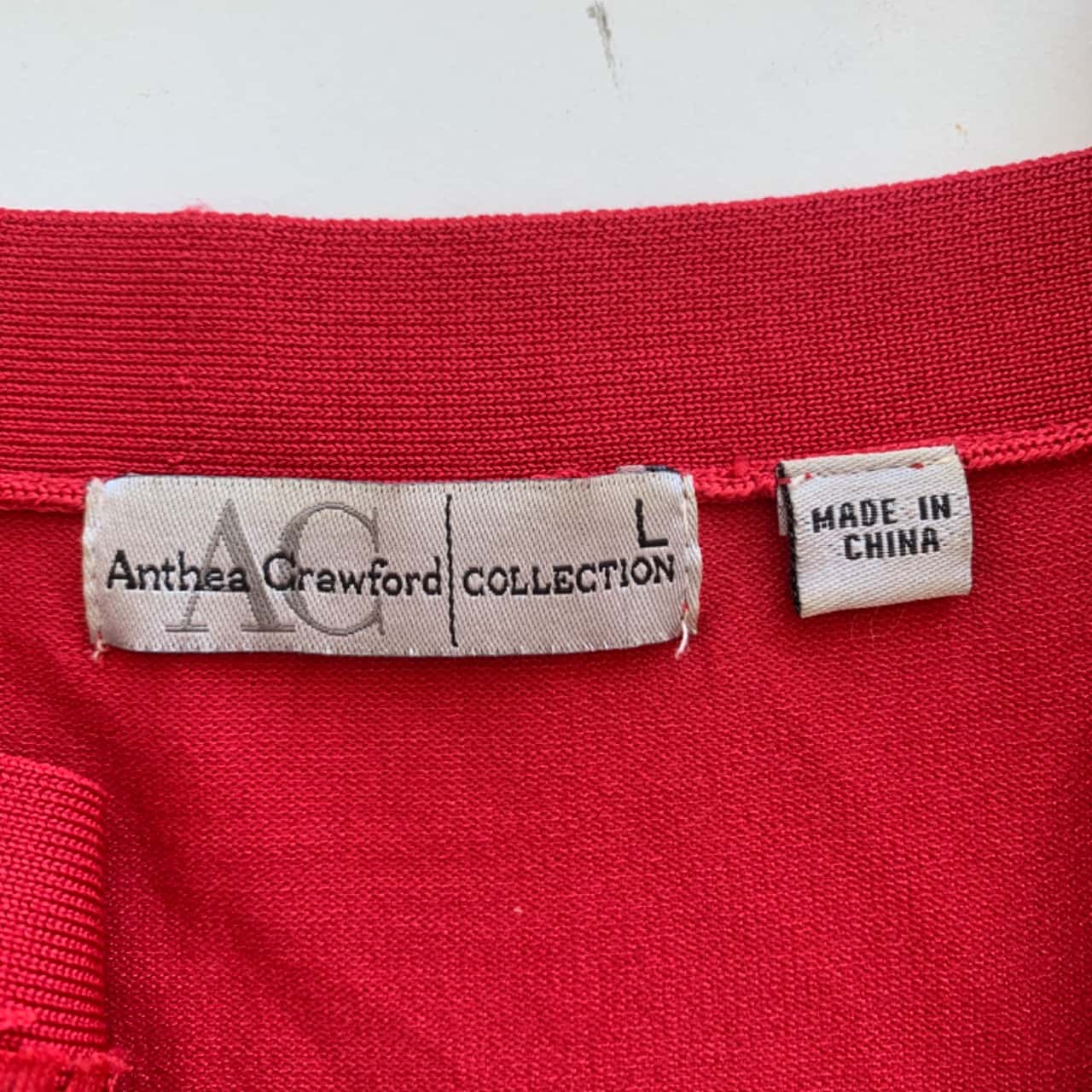 Anthea Crawford Large Red Singlet(s)