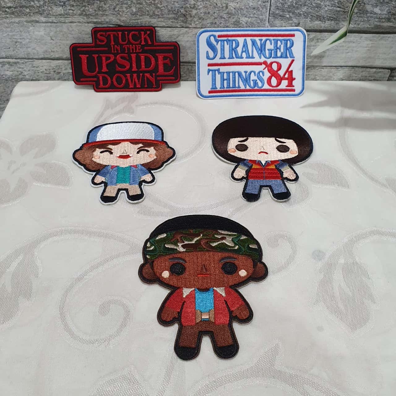 5 x Stranger Things Iron On Embroidered Patches