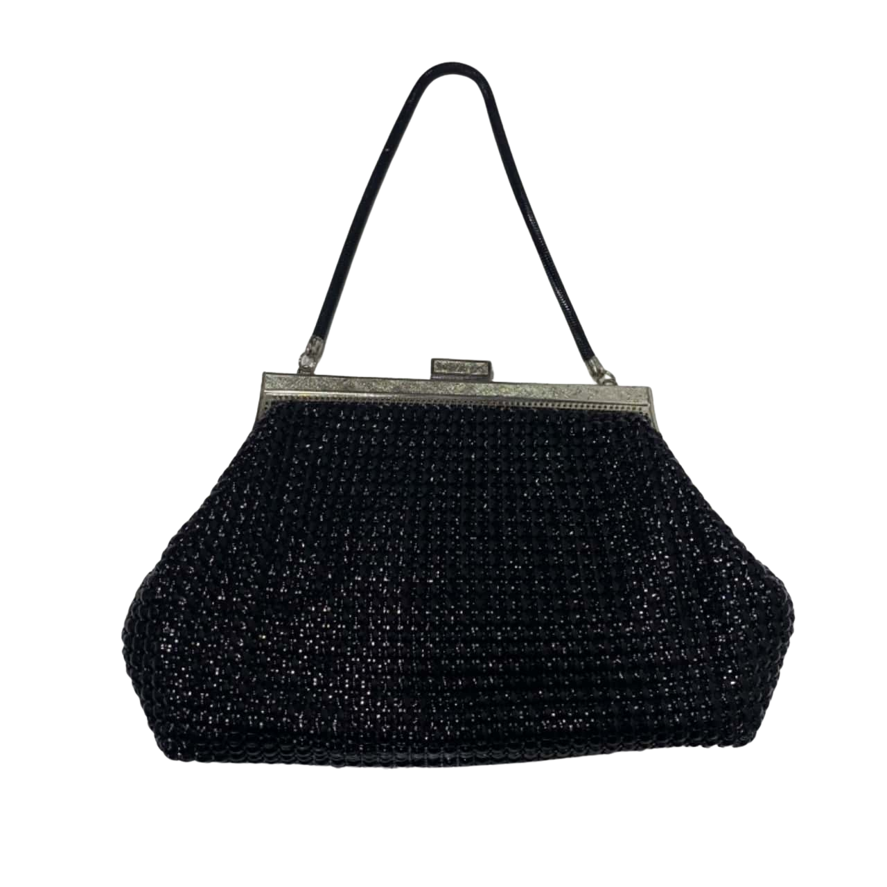 Glomesh Womens Purse Black / Silver