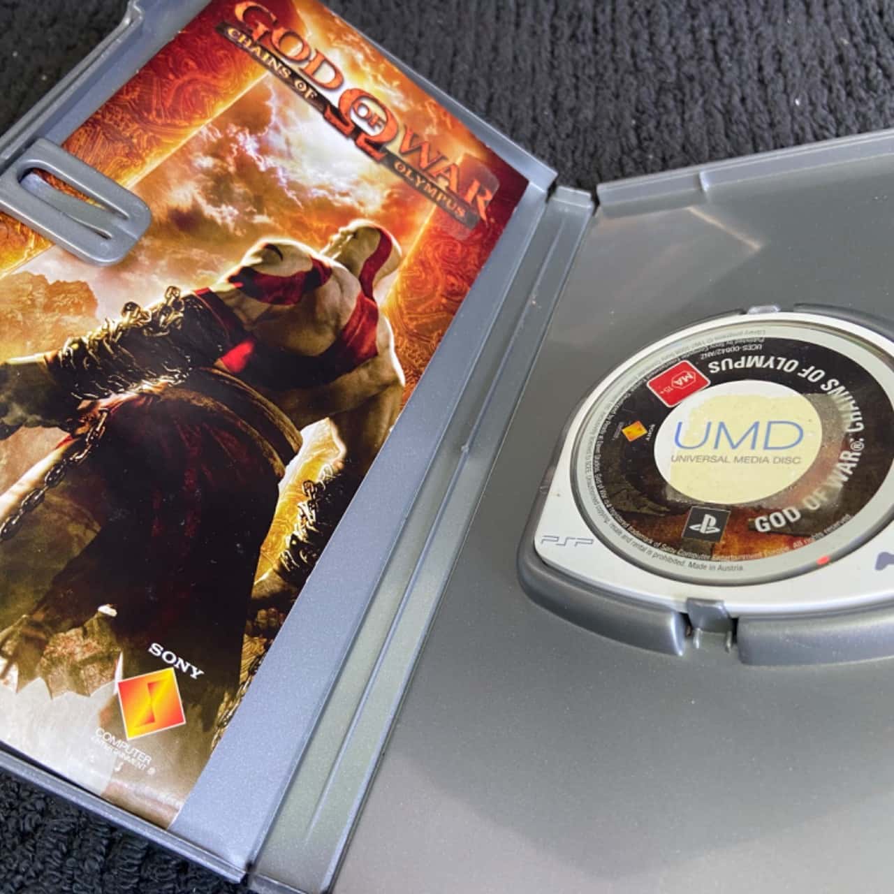 Sony PSP Silver w/ NFS Rivals Underground & God Of War: Chains Of ...