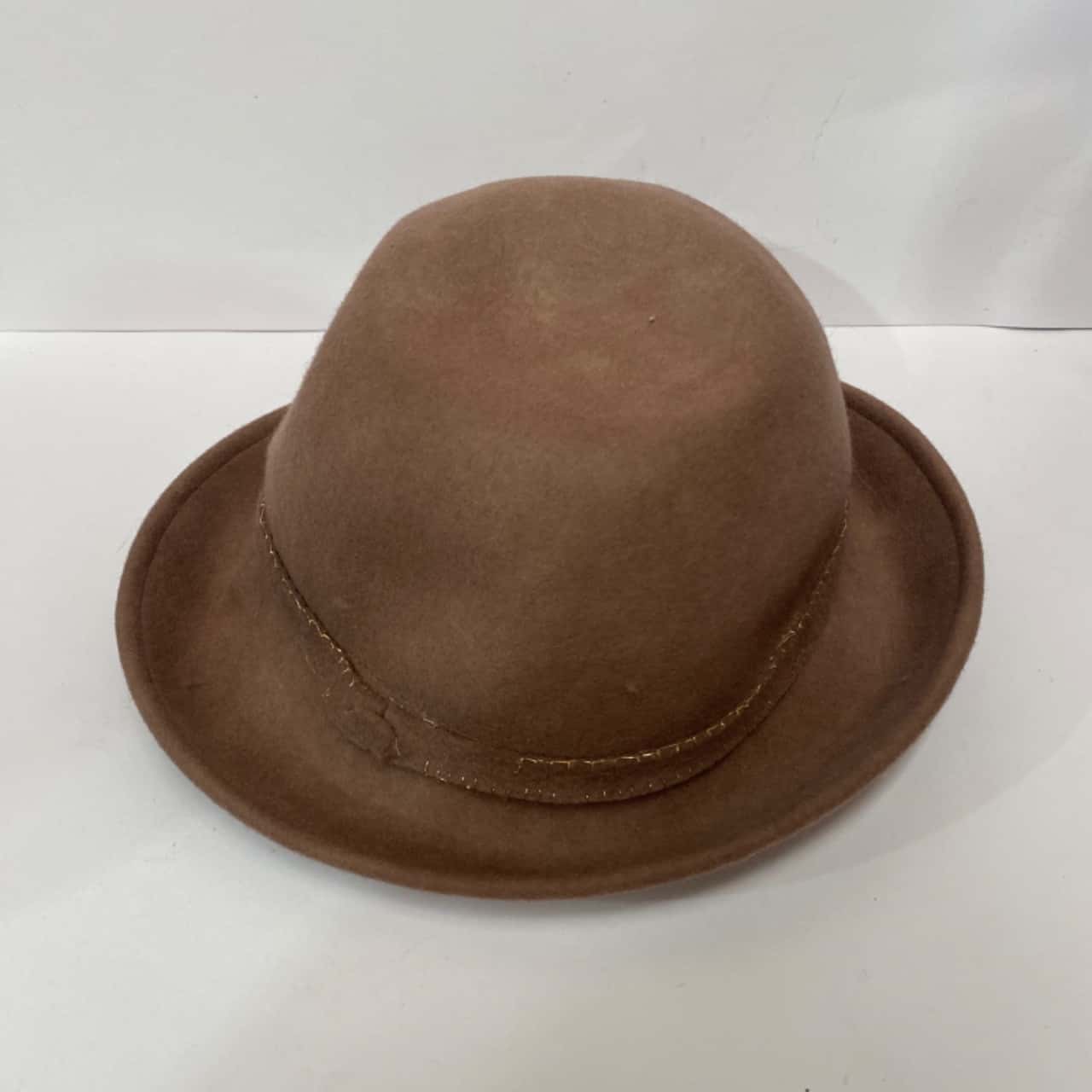 Vintage Brown Bowler Hat