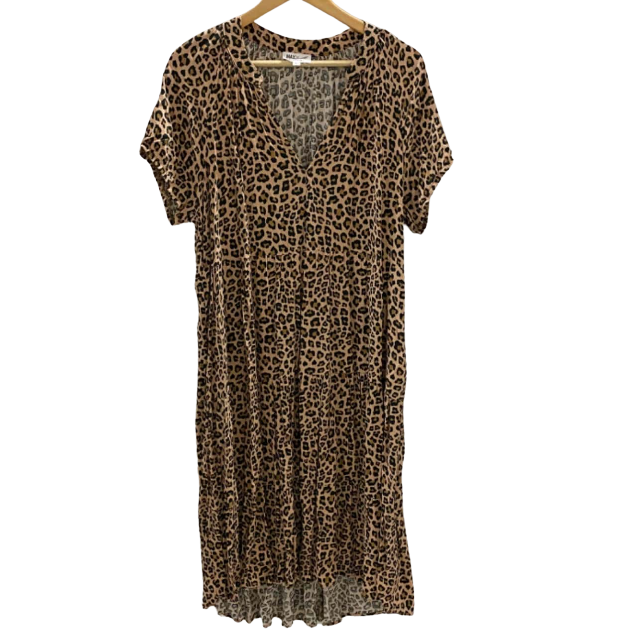 Max & Faith Size L Midi Dress Animal print (s)
