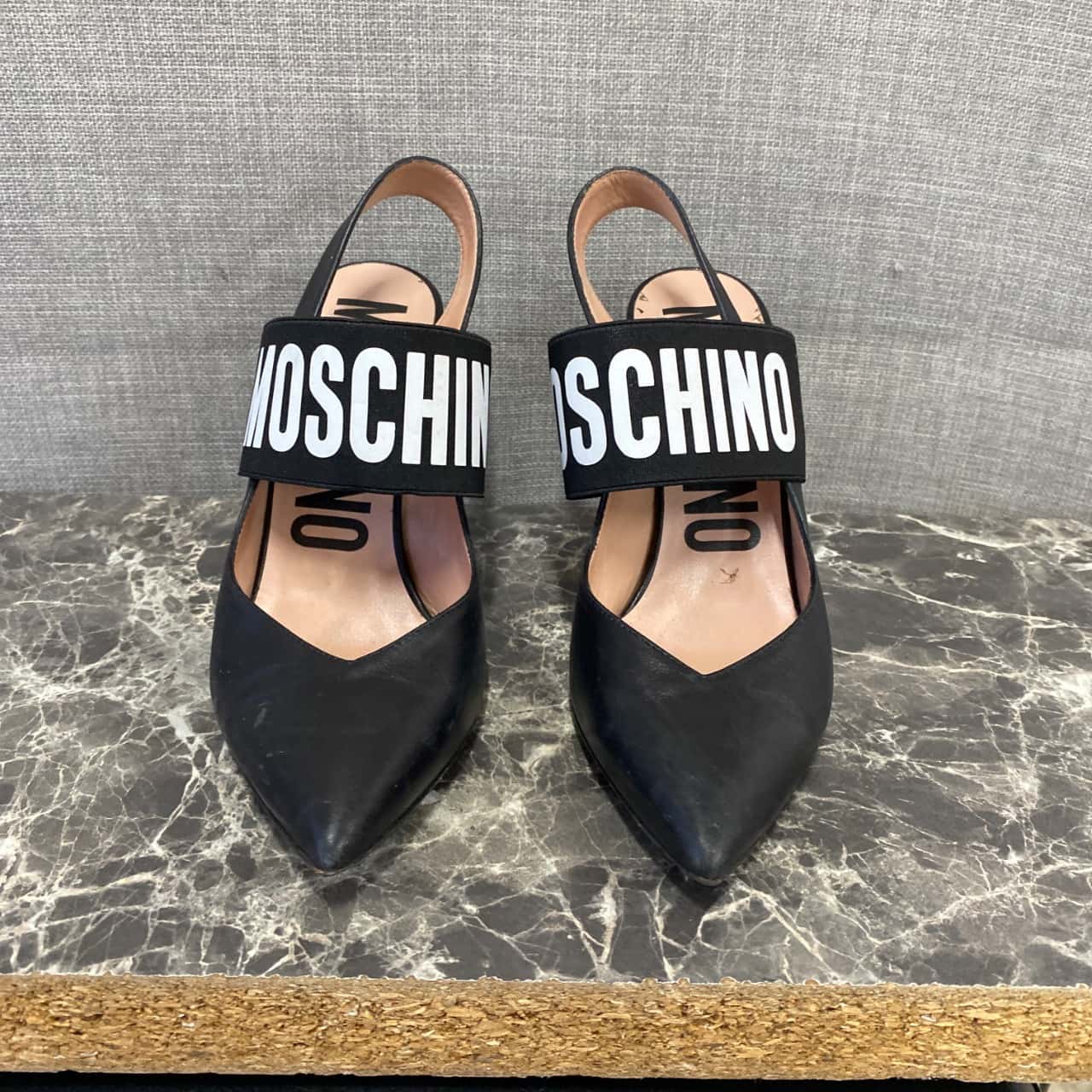 Moschino Womens Black High-heals(s)