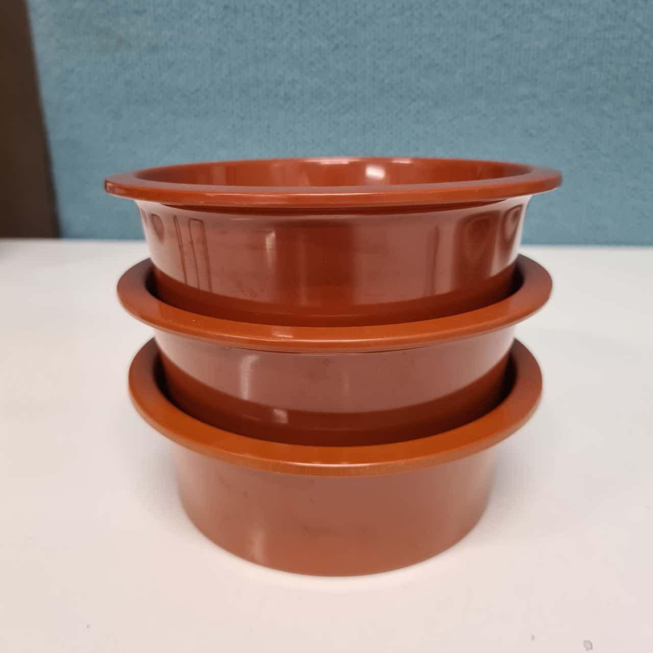 Bessemer ×3 Vintage Retro Melmac Bowls (s)