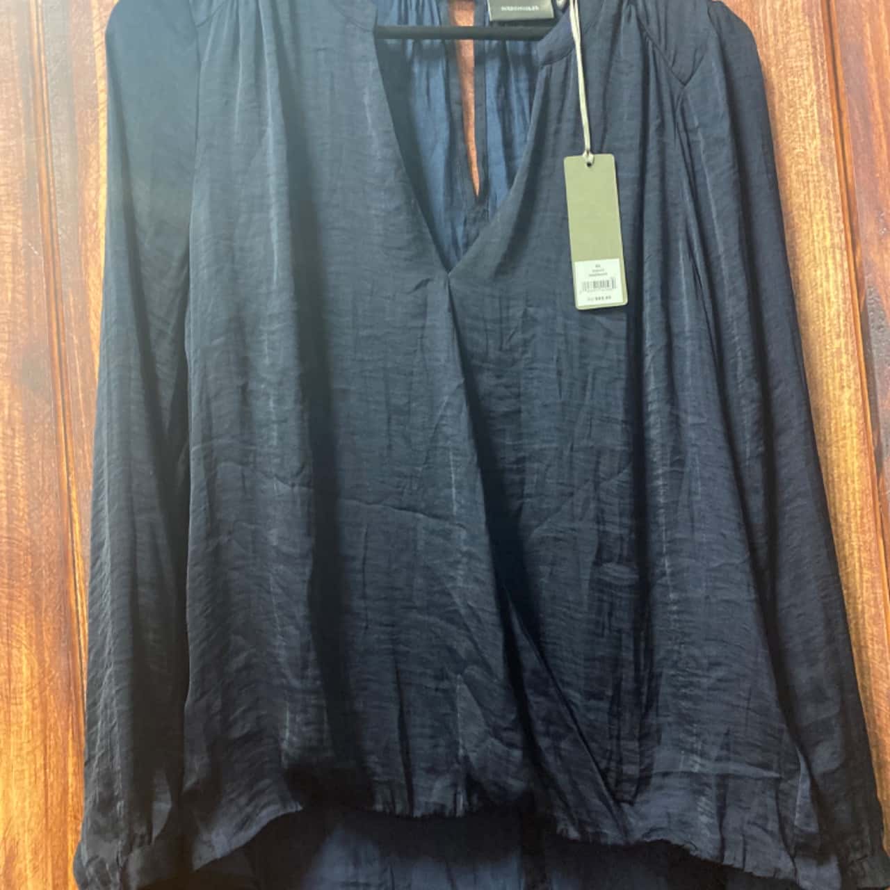 Sussan Size 10 Navy Blue top new