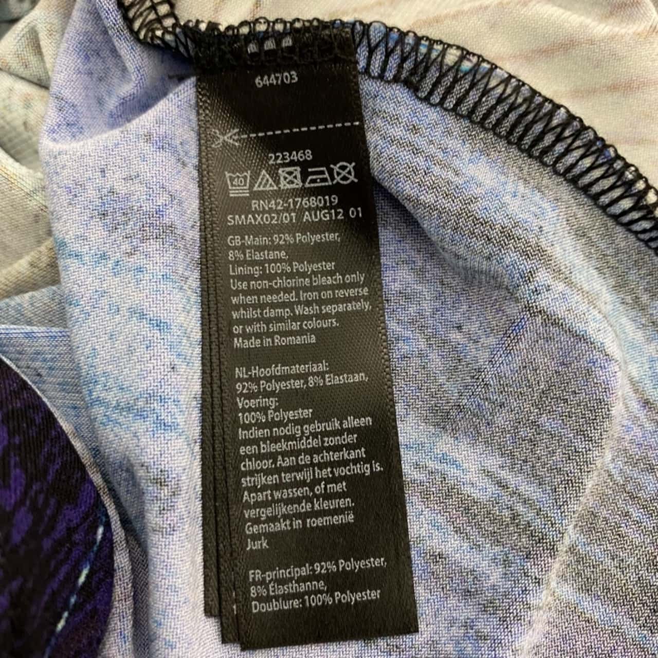 Bnwt Monsoon Womens Size 14 Maxi Dress Blue S