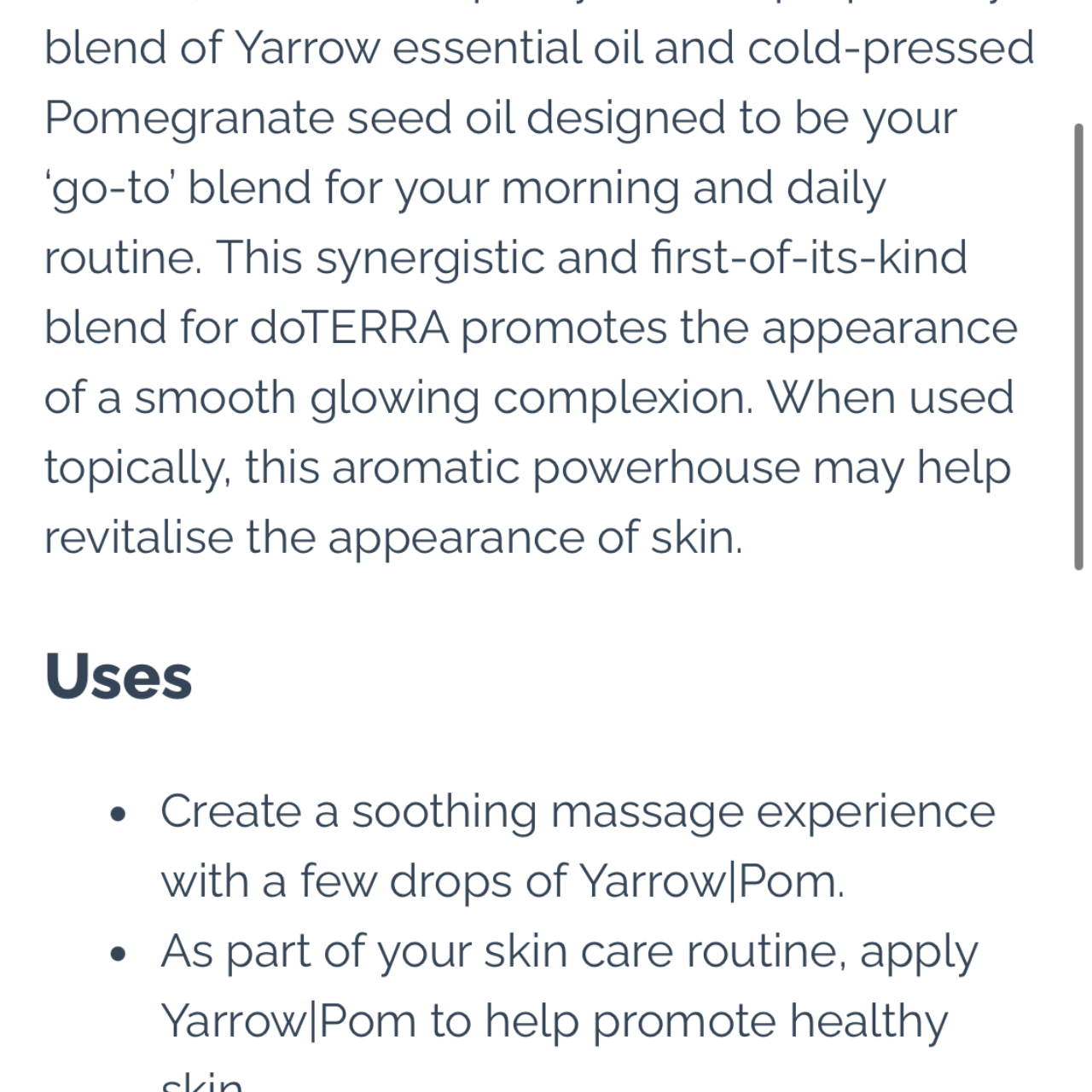 doTERRA Yarrow Pom Botanical Duo Essential Oil
