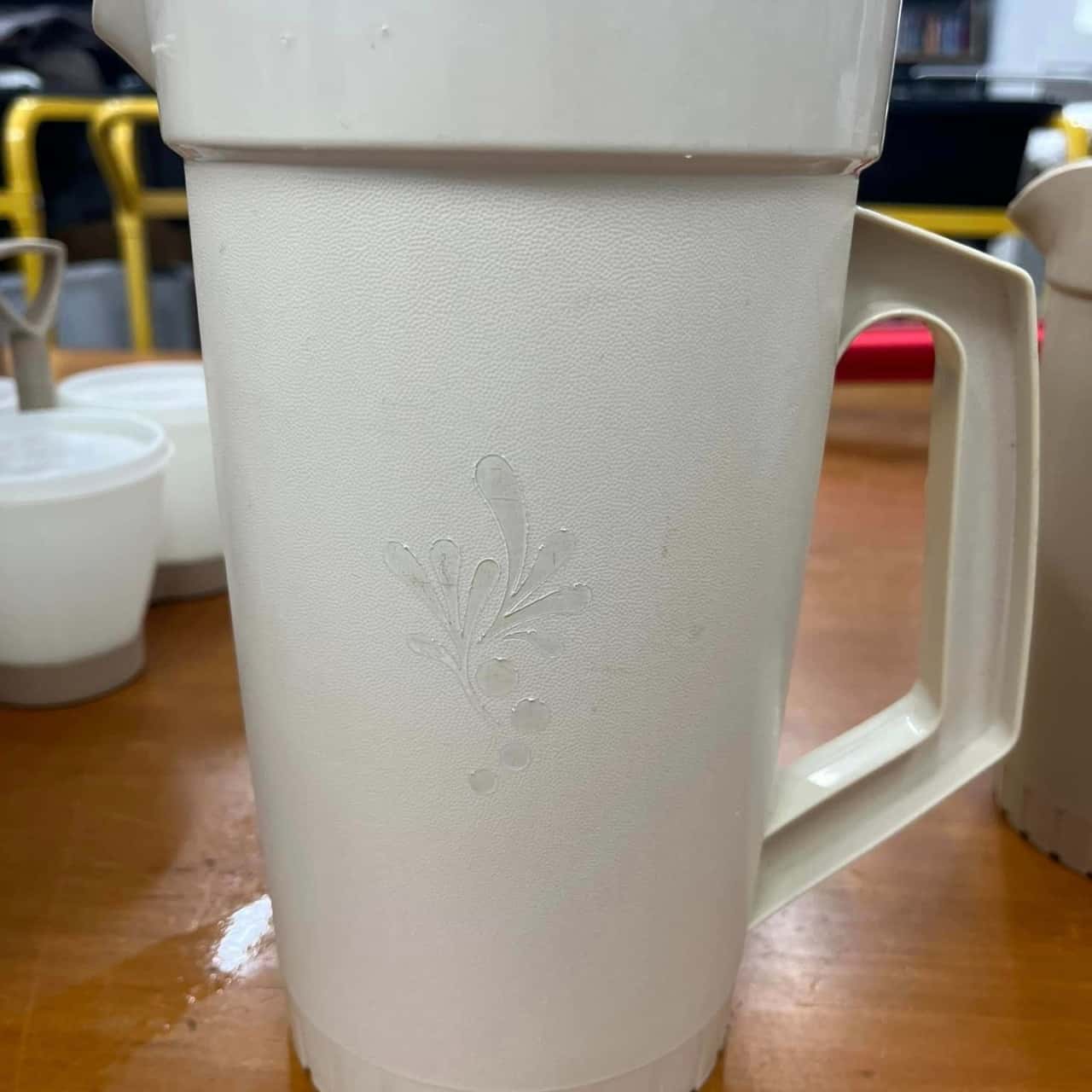 Retro Tupperware Jugs - Large and Medium