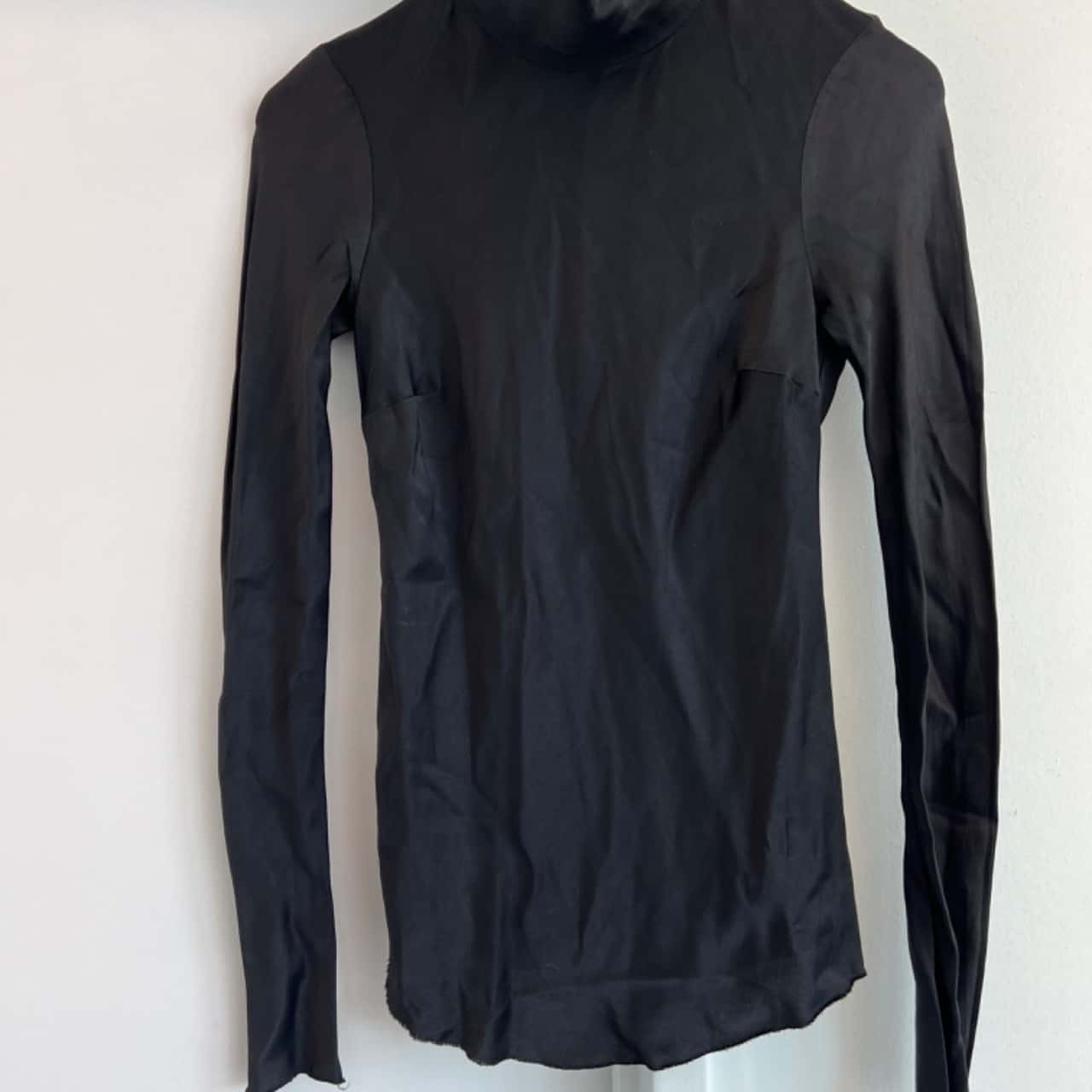 BEC & BRIDGE Halter Neck Long Sleeve Size 6 Black