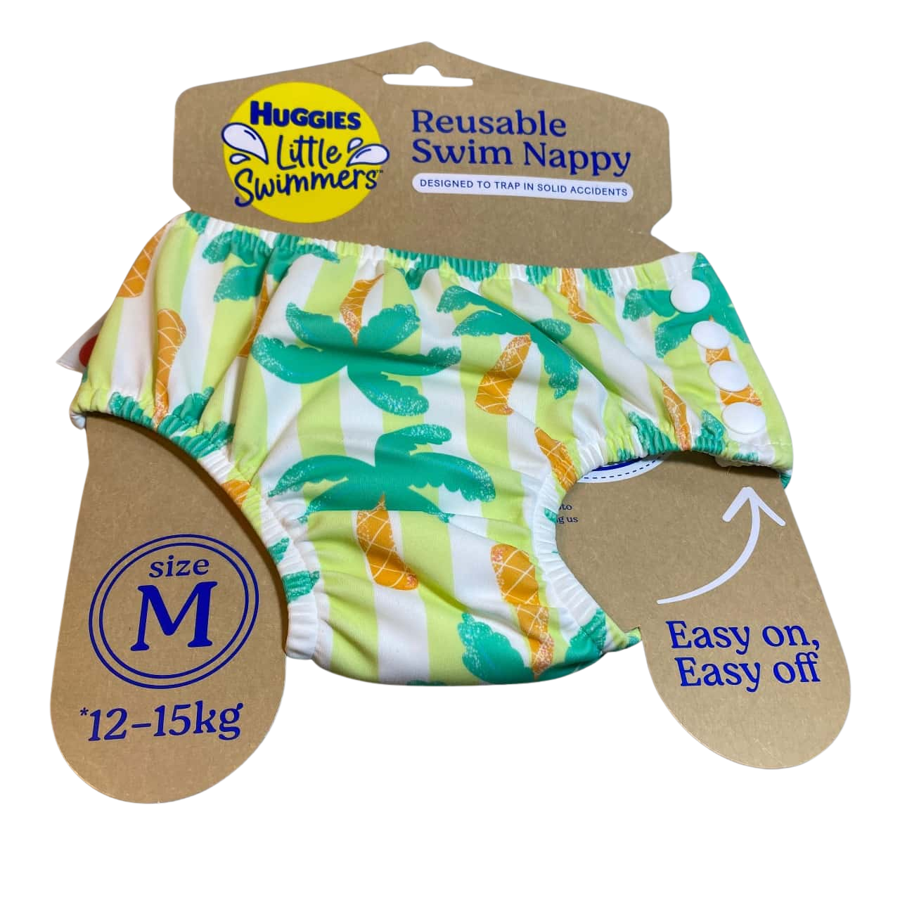Huggies Little Swimmers Reusable Swim Nappy Medium (12-15kg) Tropical ...