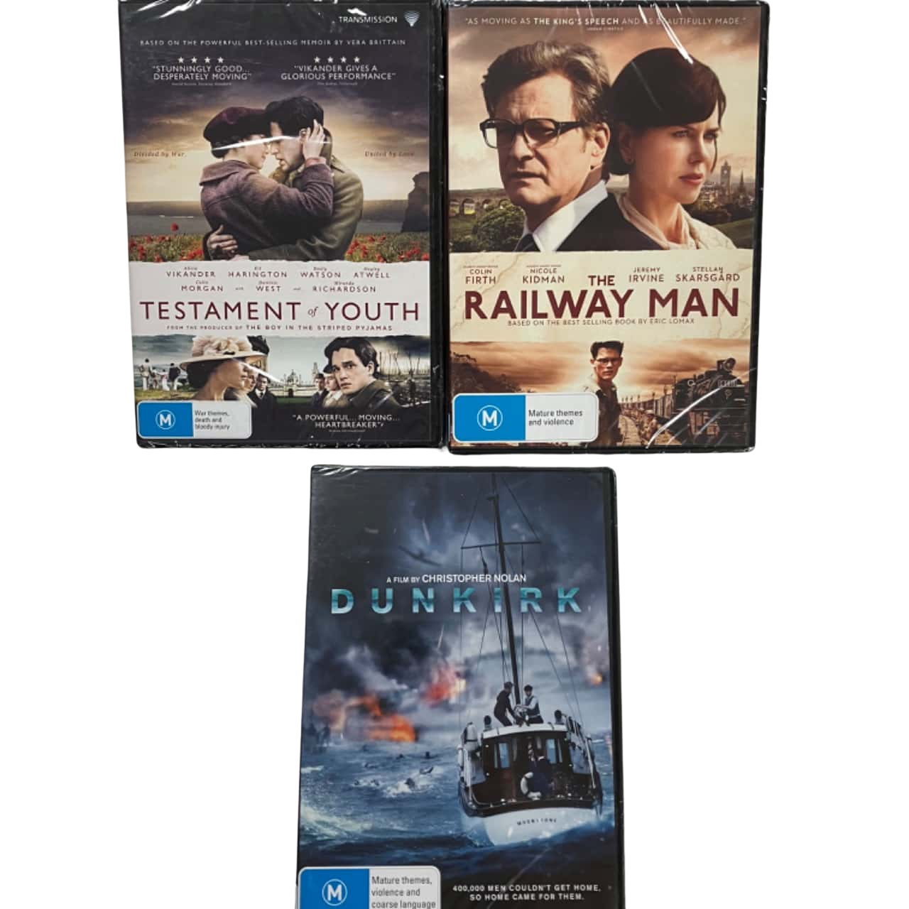x3 War DVDs NEW