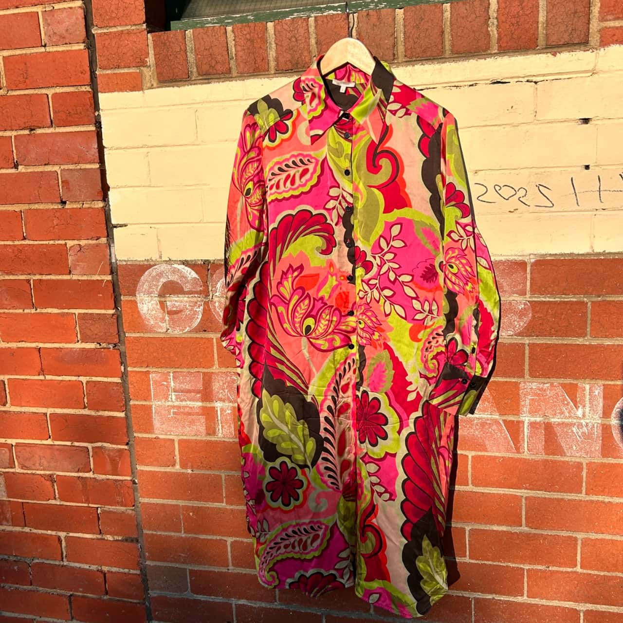 Anna Thomas Silk shirt dress Size 12(s)