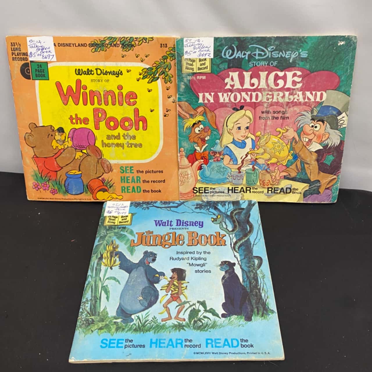 Story books set of 3 (2 records)(s)