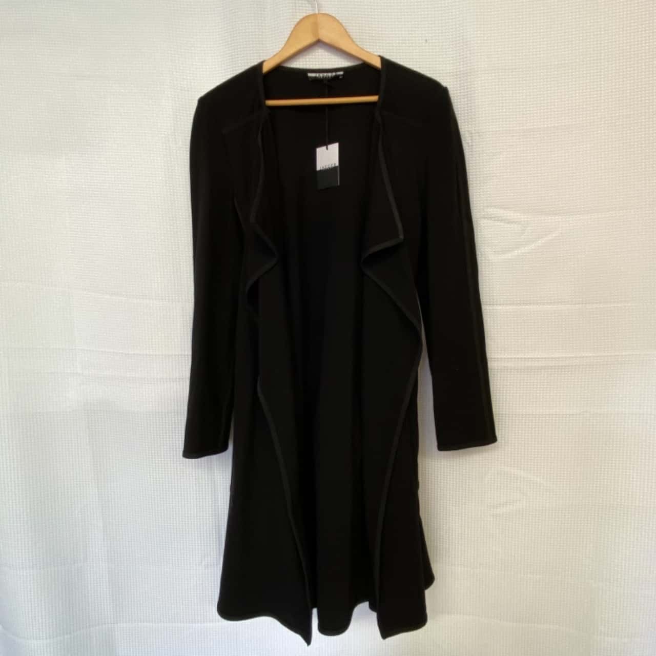 JAEGER Womens Size 14 Winter Coat Black (s)