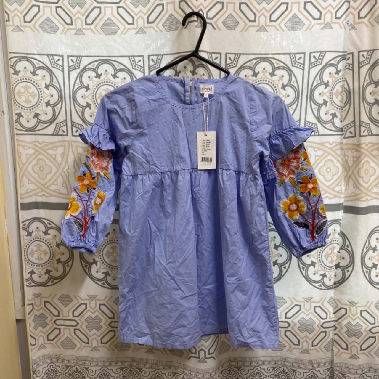 Seed Heritage Kids Size 8 Dresses & Skirts Blue / Floral