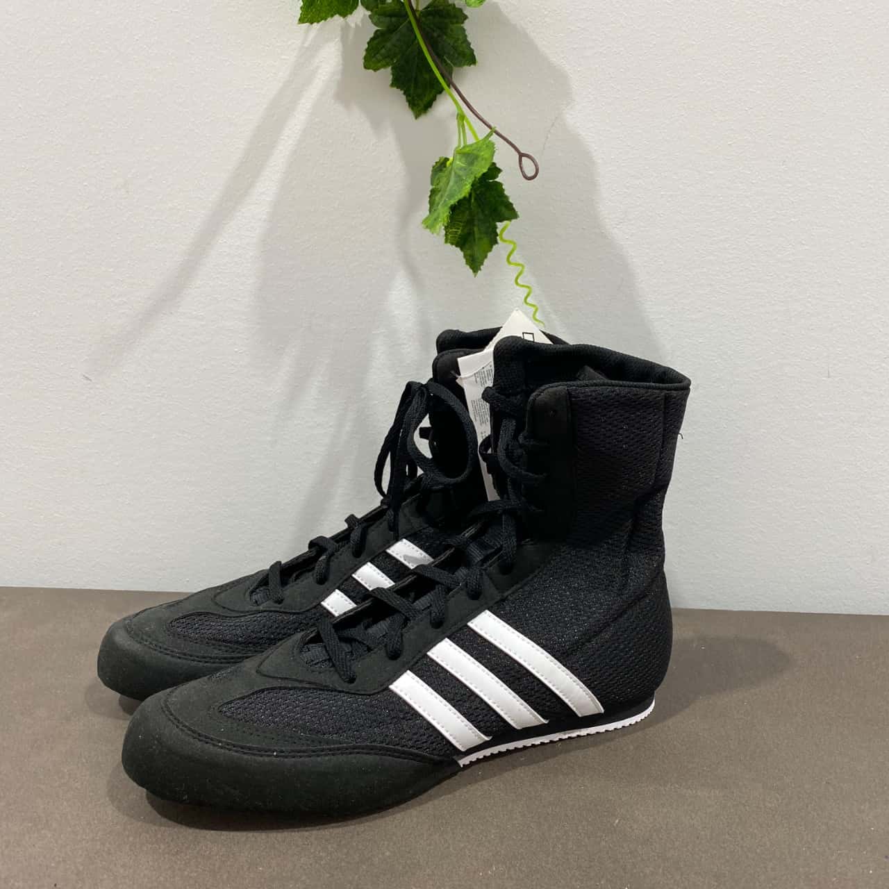 Adidas Unisex Boxing Boots Size 7.5 Black (s)