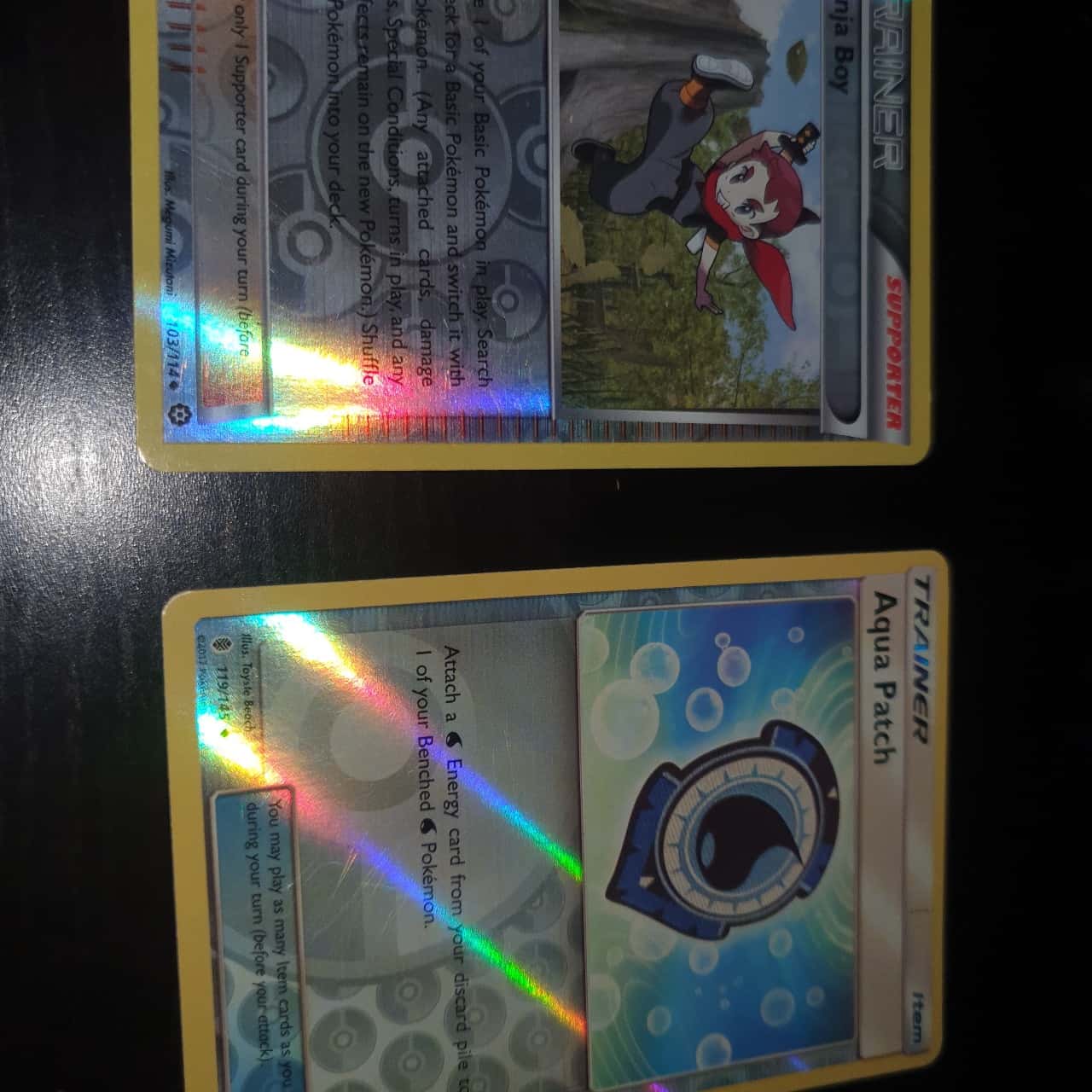 Pokemon Trainers Ninja Boy Aqua Patch Foil Box 13(s)