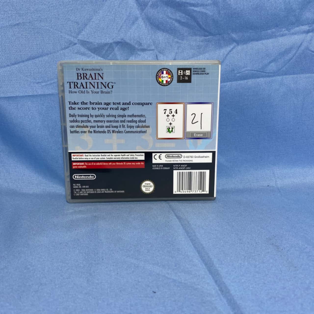 Nintendo DS Brain training by dr Kawashima(s)