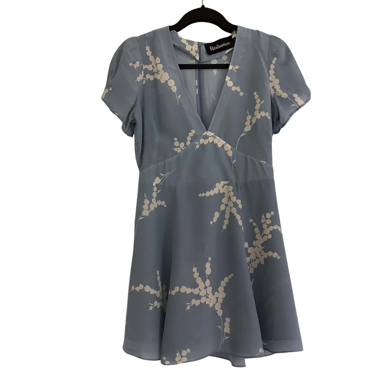 Realisation. Pure Silk Mini Dress. Size M (s)