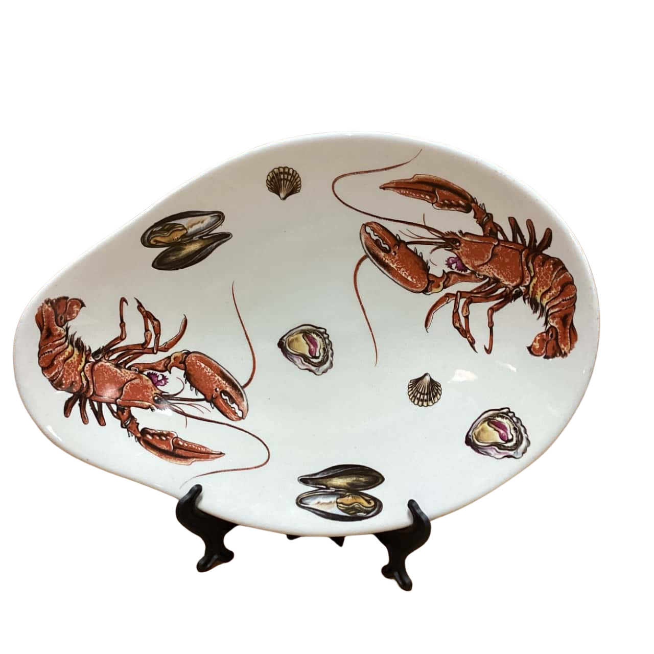 1950s, Maddock pottery lobster serving plate (s)