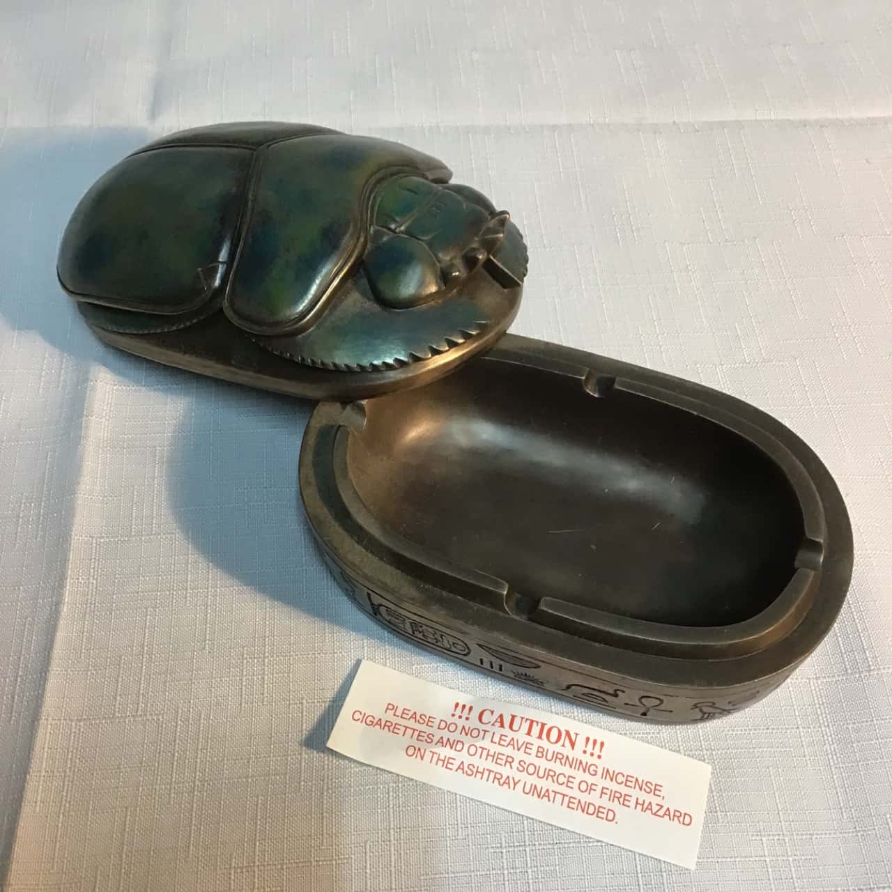 Egyptian Scarab Beetle Sculpture Cigarette Box(s)
