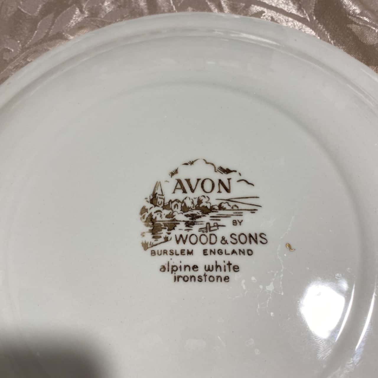 Avon Wood & Sons plate
