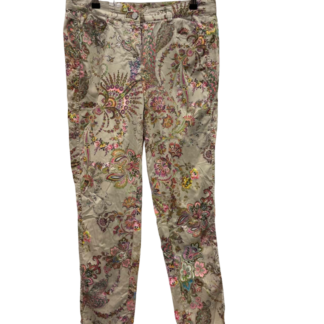 Basler Womens Size 16 Straight Jeans Beige / Khaki (s)