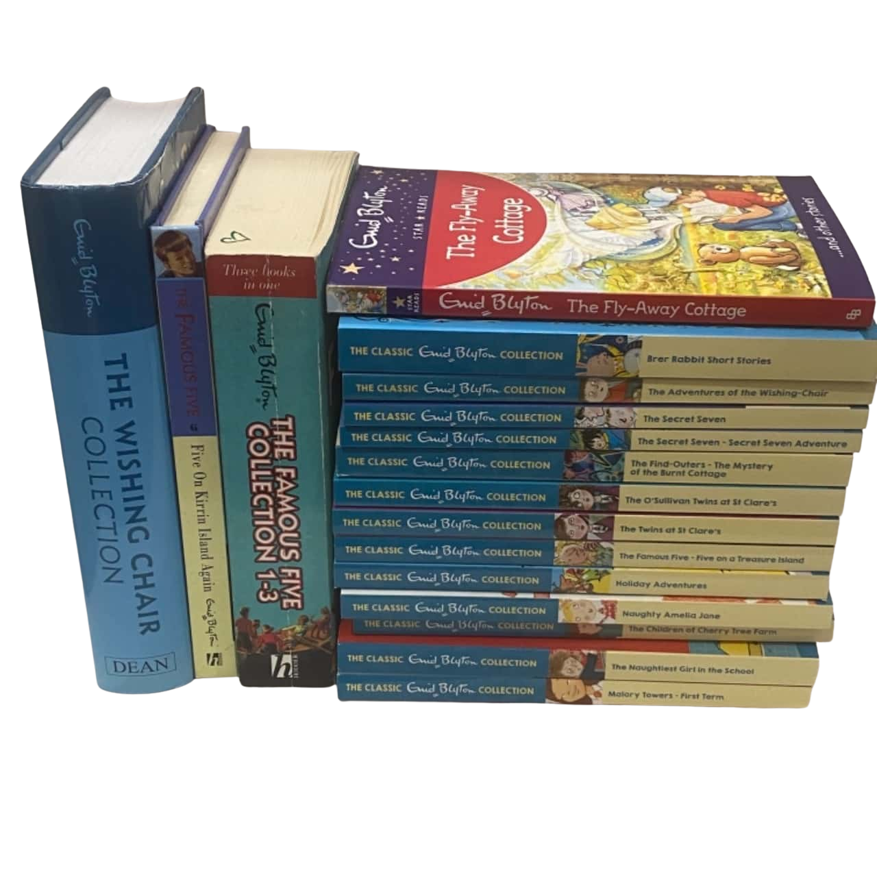 Enid Blyton Book Bundle The Famous Five Collection Wishing Chair ...
