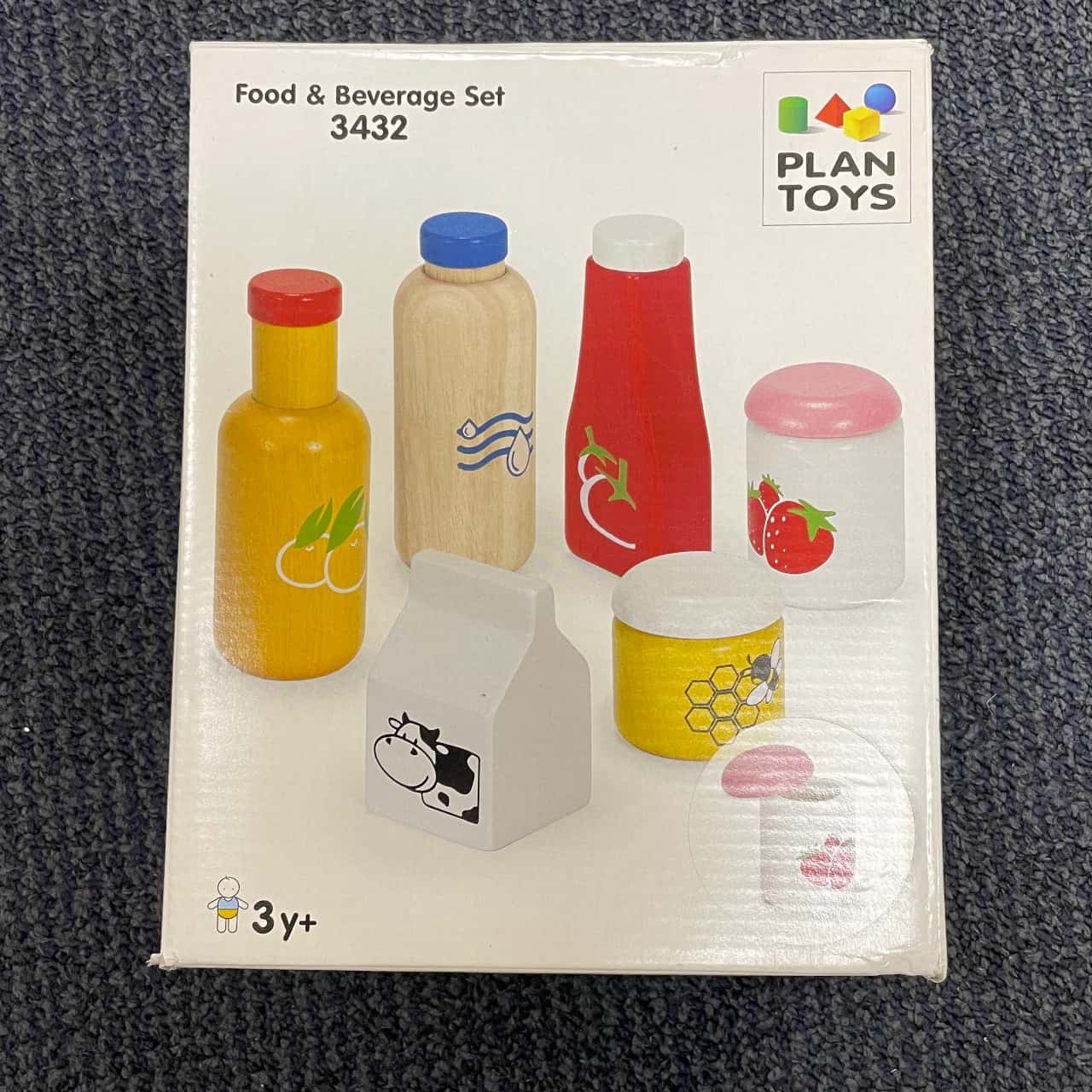 Plan Toys: Wooden Toys: Food and Beverage set # 3432