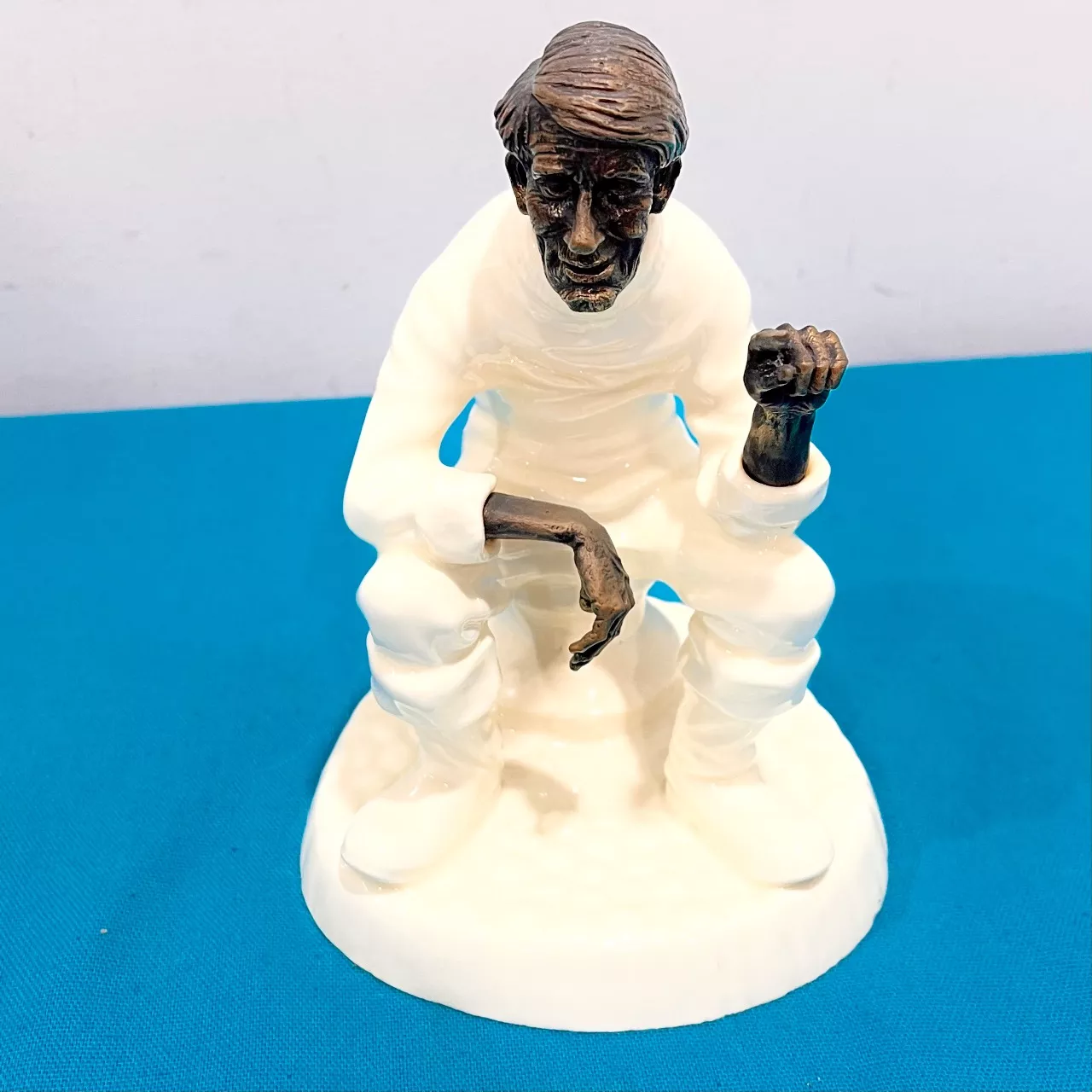 VINTAGE Minton Spellbound Travellers Tales MS1 Bone China Bronze Man ...