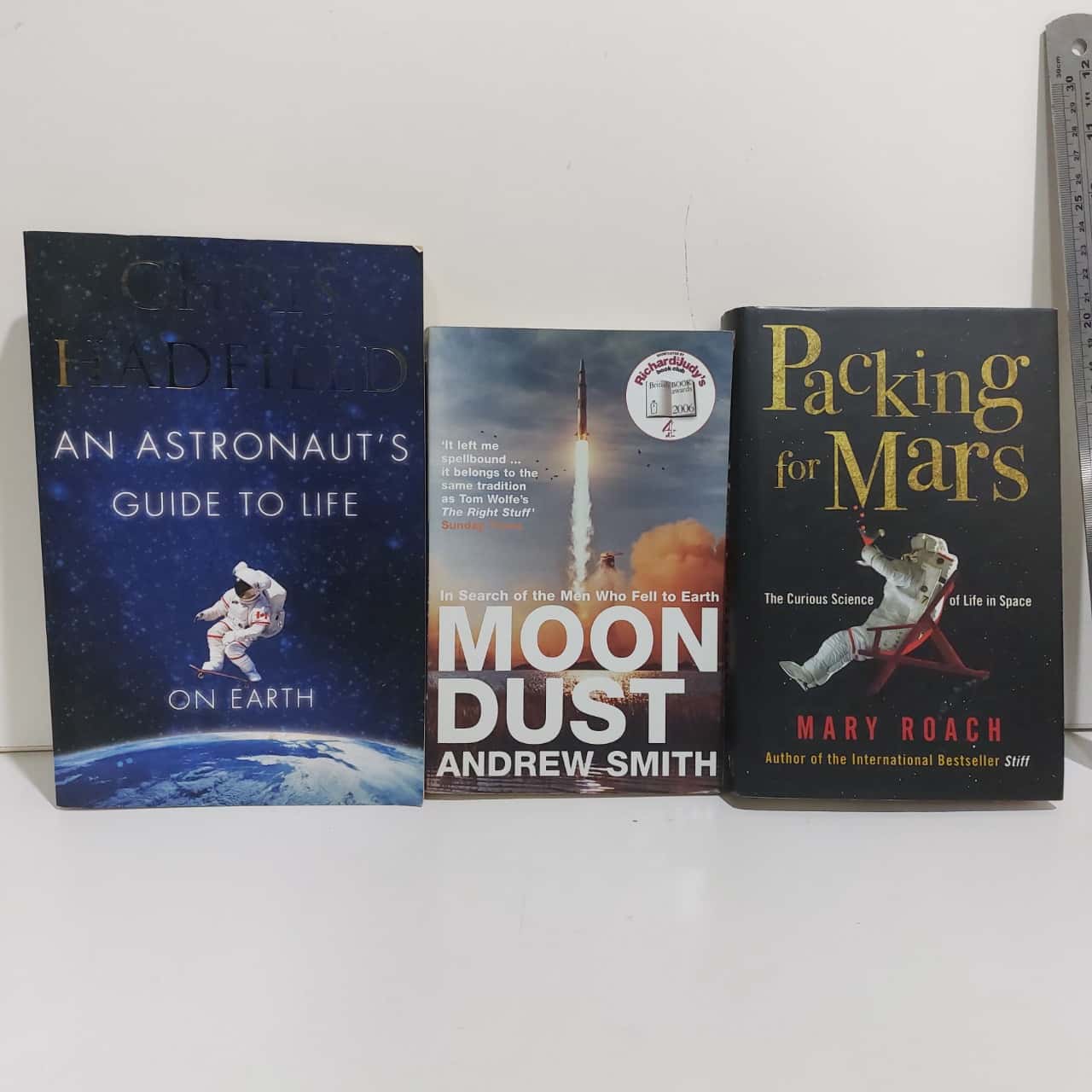 Space Themed Bundle Set Books (Packing for Mars, An Astronaut's Guide ...
