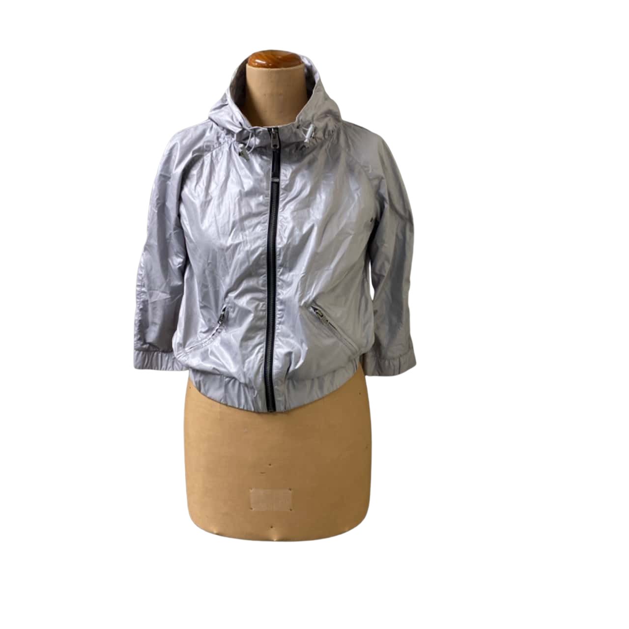 REDUCED!!!!Womens Lorna Jane Spray Jacket Silver Size S(s)