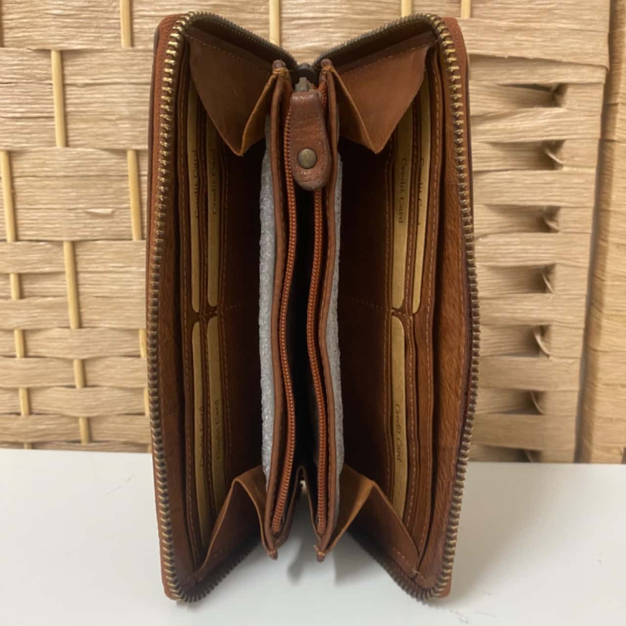 Kompanero Brown Leather Wallet (s)