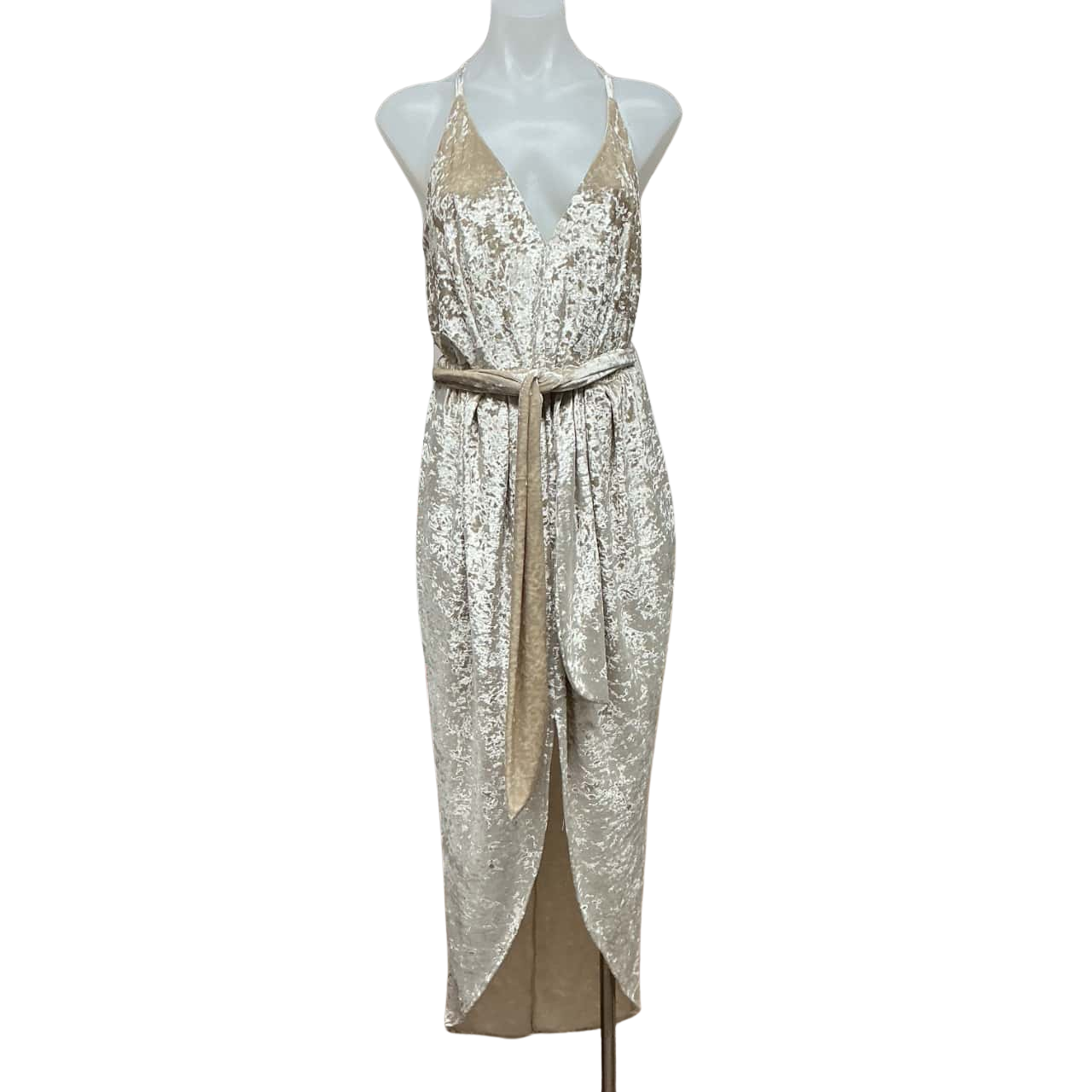 Sheike Womens Size 8 Cocktail Dress Champagne