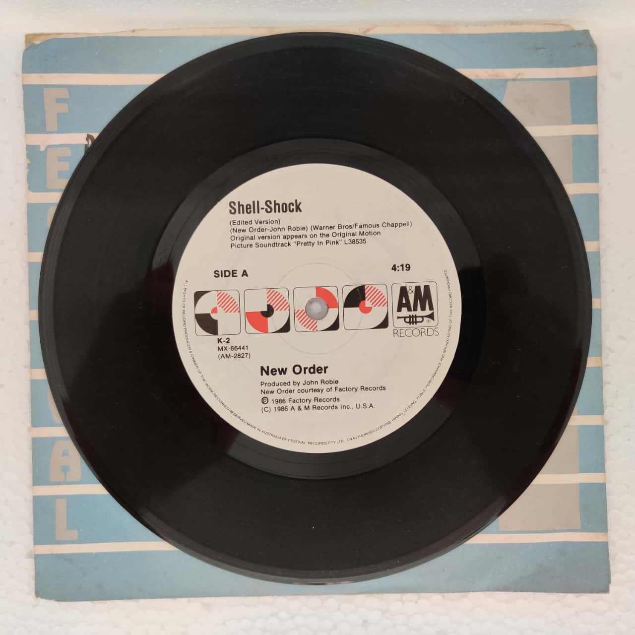 7" Single Vinyl Record - New Order - Shell-Shock