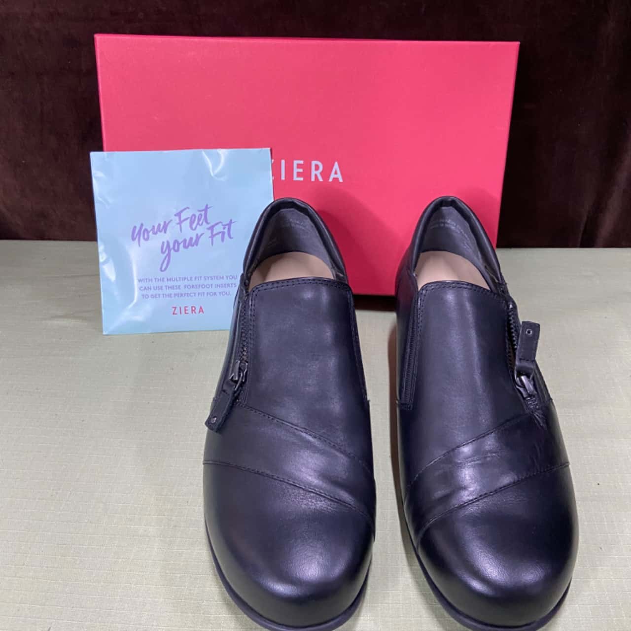 Ziera Sage Zip On Work Shoe(s)