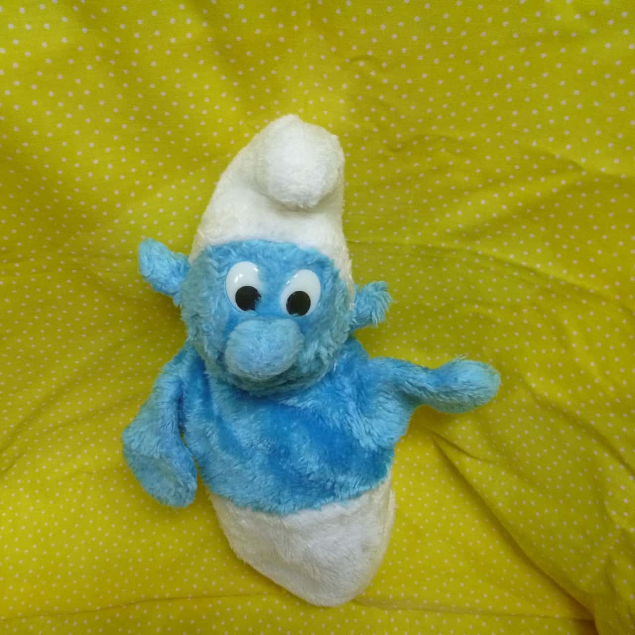 (New Lower Price!) Vintage Smurf Hand Puppet - Peyo BP Australia 1981 ...