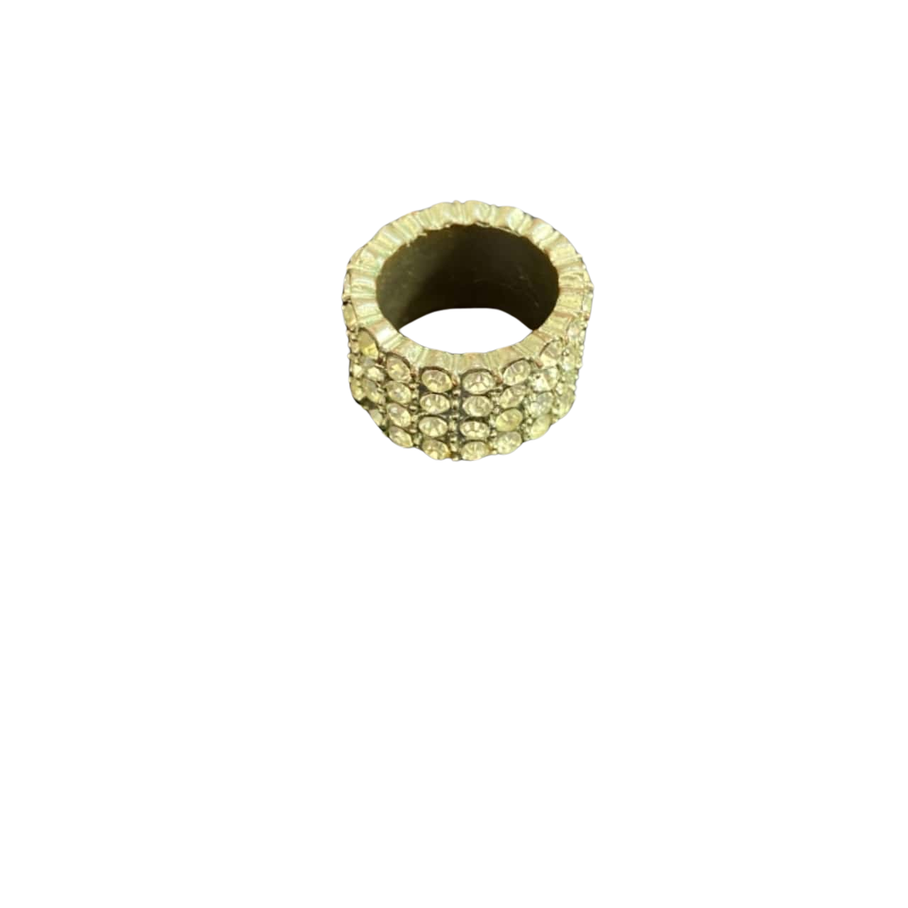 Silver Diamanté ring