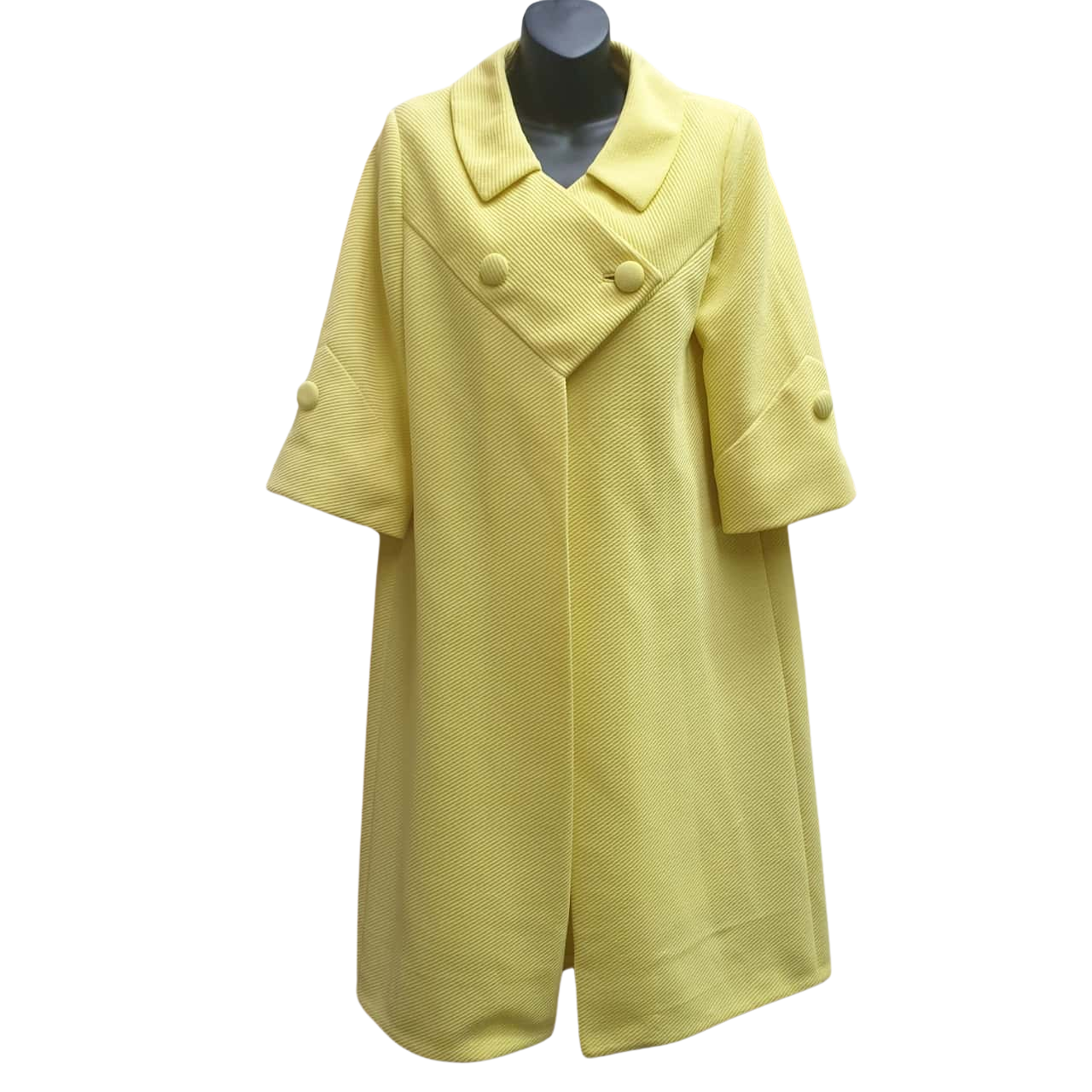 Stunning Ladies Vintage 'Le Monde Modes' Melbourne Subtle Yellow Swing ...