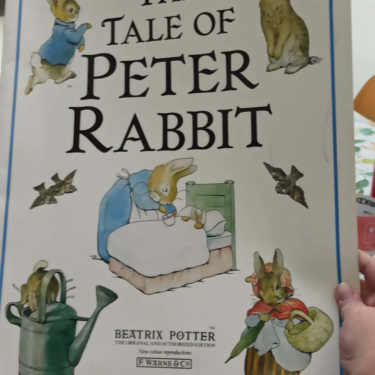 Big Book The Tale of Peter Rabbit Beatrix Potter (b11)