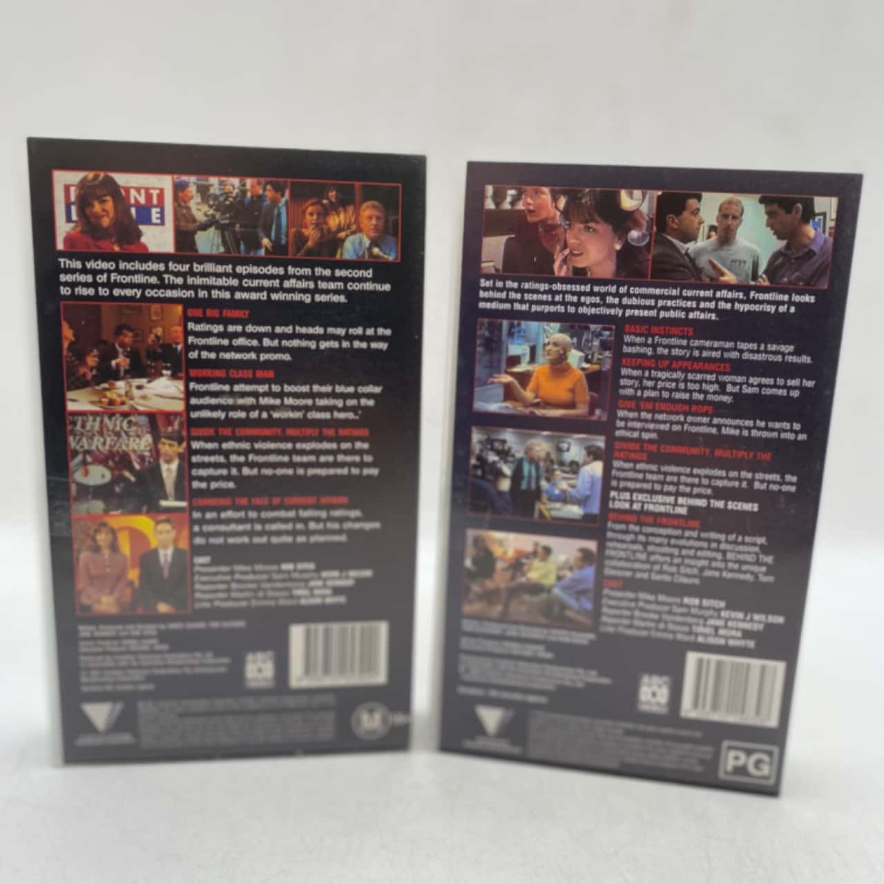2 x Frontline ABC TV Series on VHS Format VGC